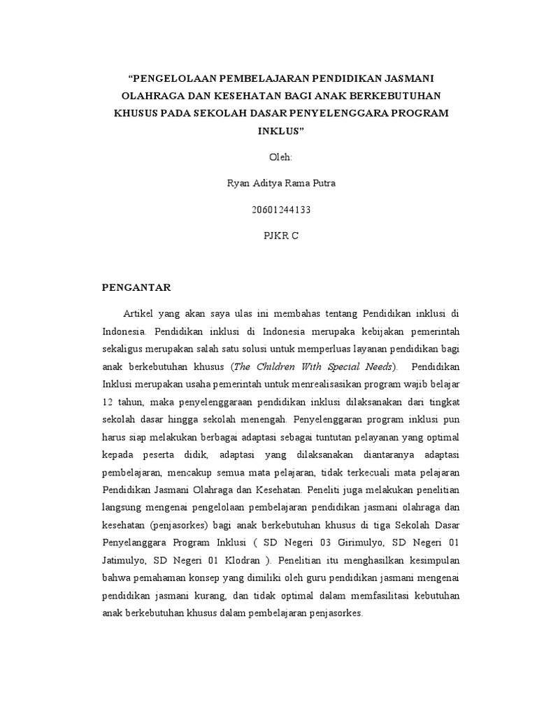 Ryan Aditya Rama Putra | PDF