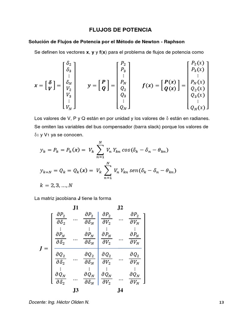 Flujos de Potencia (2) - Ejercicios | PDF | Matemáticas Aplicadas | Objetos matemáticos