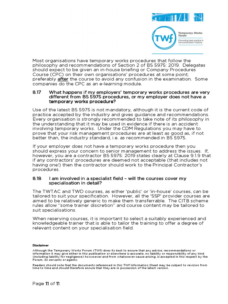 TWF 11 of 13 | PDF | Legal Liability | Specification (Technical Standard)