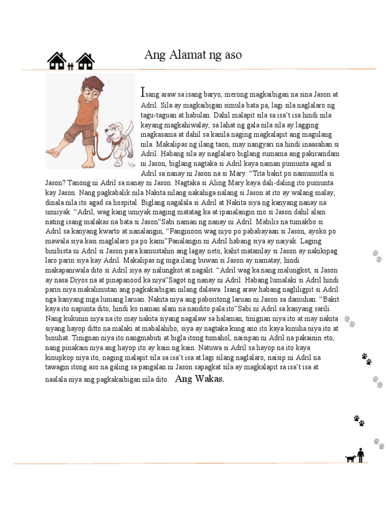 Ang Alamat NG Aso by MAma | PDF