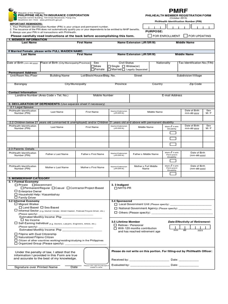 Philhealth - Pag-Ibig Mib | PDF | Government