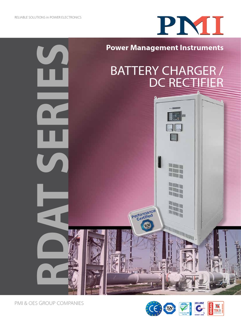 Pmi Battery Charger-Dc Rectifier Catalogue | PDF | Rectifier | Battery ...