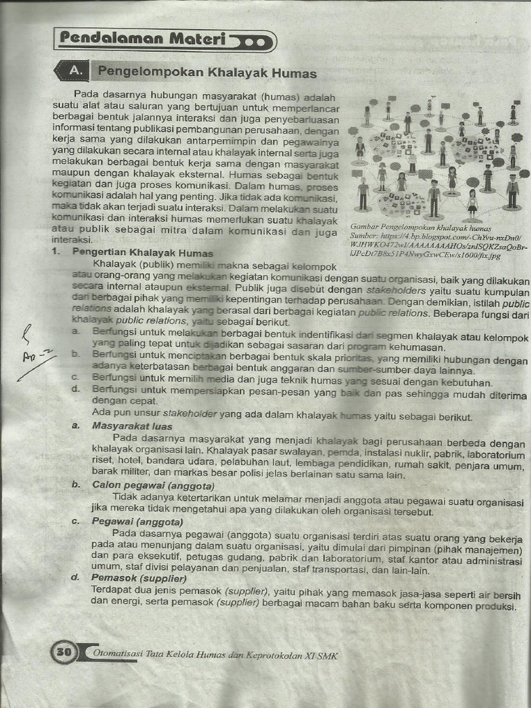 Memahami Khalayak Humas Bagian 1 - XI OTKP | PDF
