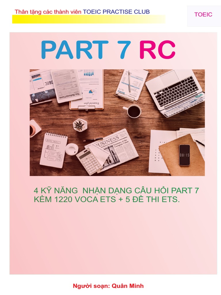 4 Kỹ Năng _ 1220 Voca Ets Kèm 5 Đề Thi Ets | PDF
