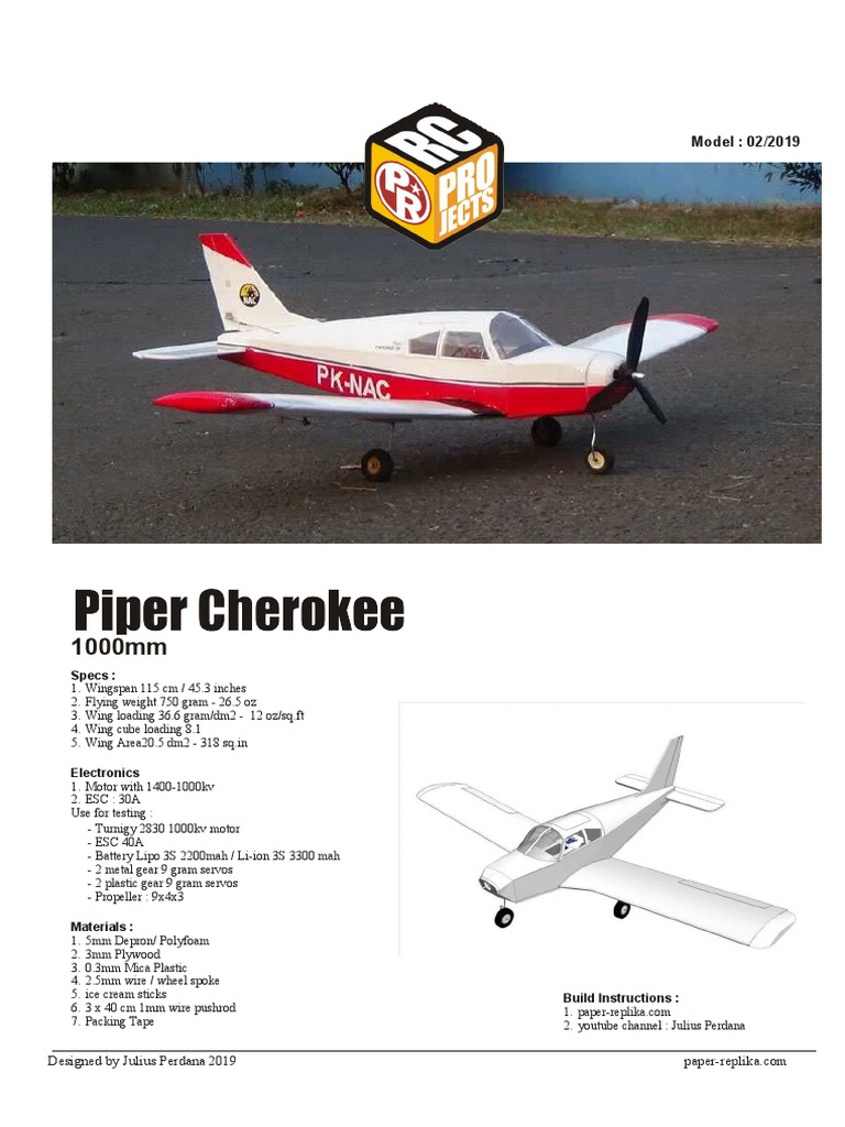 PR Piper Cherokee | PDF | Vehicle Design | Aviation