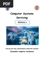 Quarter 1 Week 1 Module 1: Computer System Servicing G-11 | PDF ...