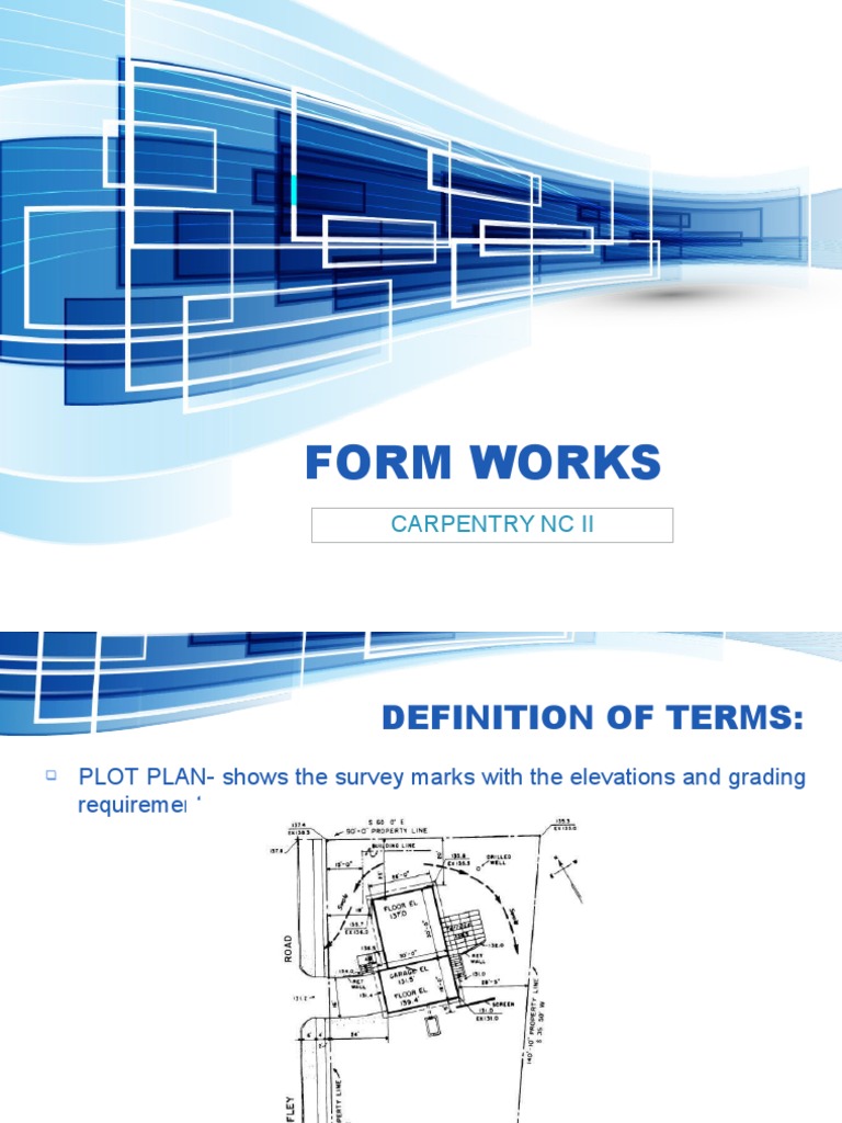 Form Works: Carpentry NC Ii | PDF | Column | Foundation (Engineering)