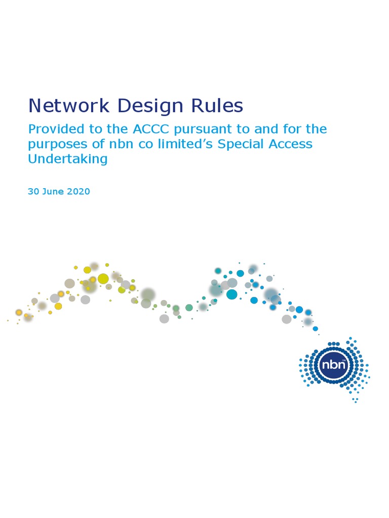 Network Design Rules NBN | PDF | Computer Network | Fiber To The X