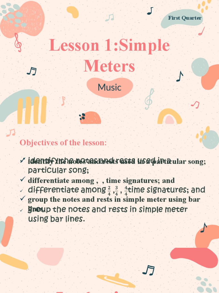 Lesson 1 - Simple Meter | PDF