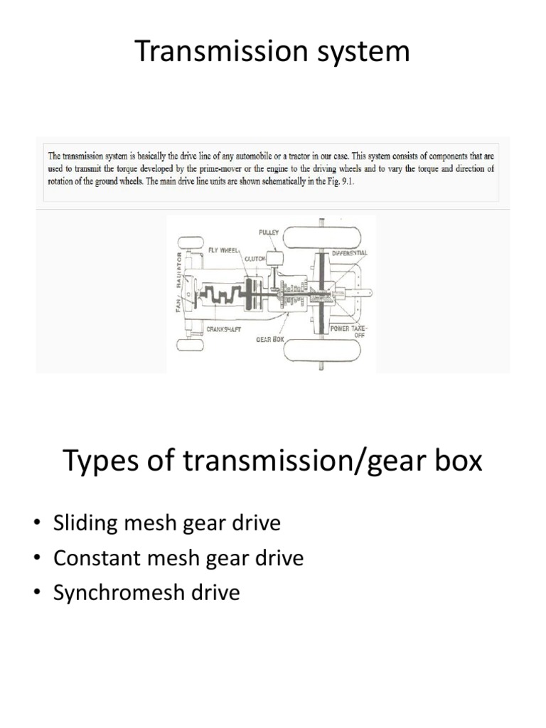 Transmission System | PDF
