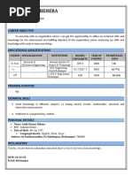 Iti Fresher Resume Sample | PDF