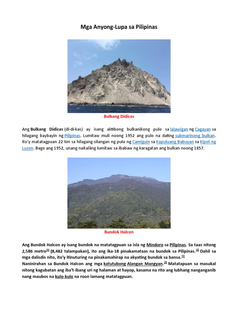 Anyong Lupa | PDF