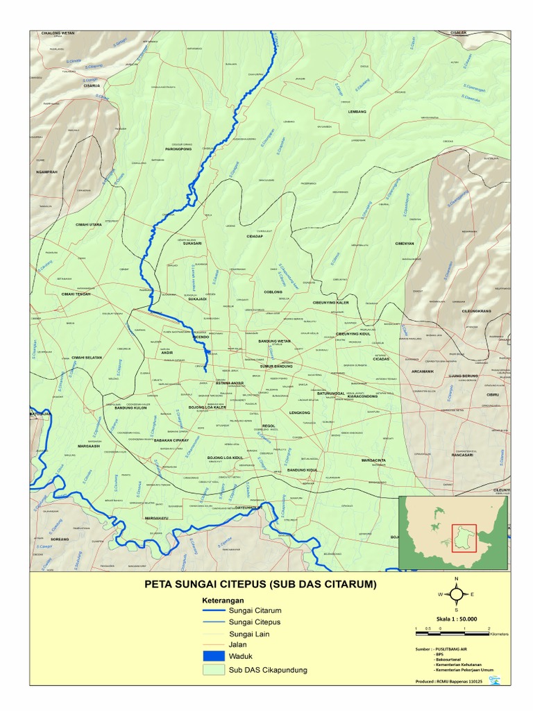 Peta Sungai Citepus | PDF