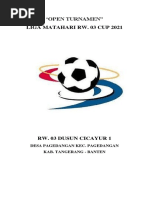 Contoh Proposal Turnamen Bola Volly Lengkap | PDF | Olahraga & Rekreasi