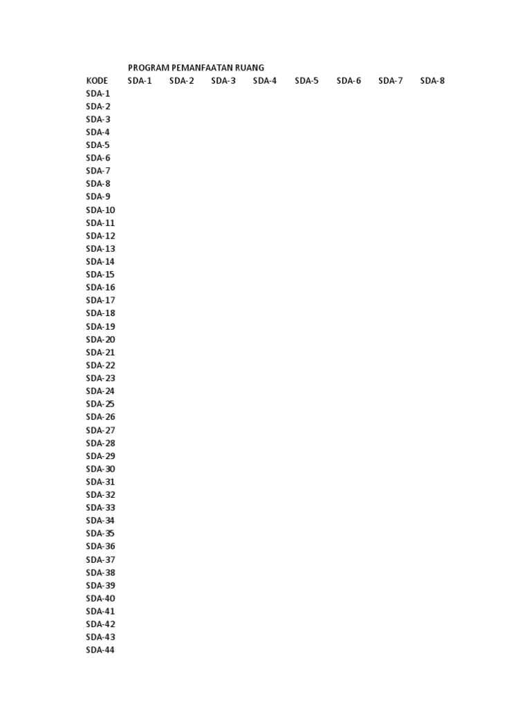 Format Matriks 3 | PDF