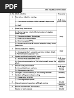 She Committee Minutes Template | PDF | Occupational Safety And Health ...