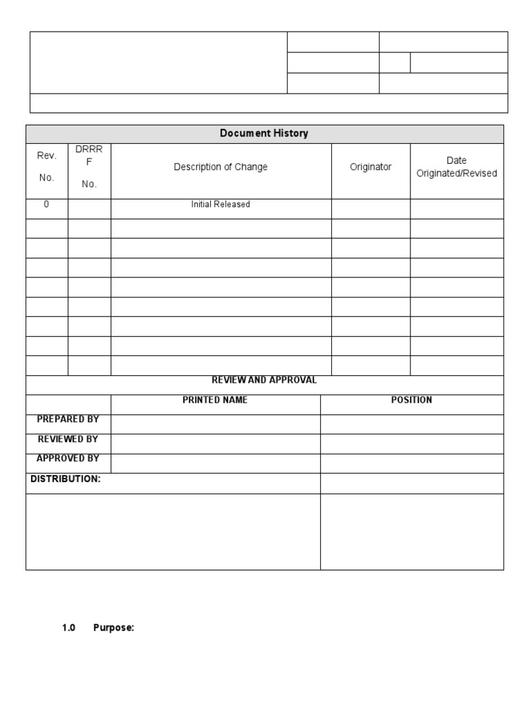 Sample Internal Audit Procedure | PDF | Audit | Internal Audit