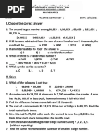 Predecessor and Successor Worksheet 1 | PDF