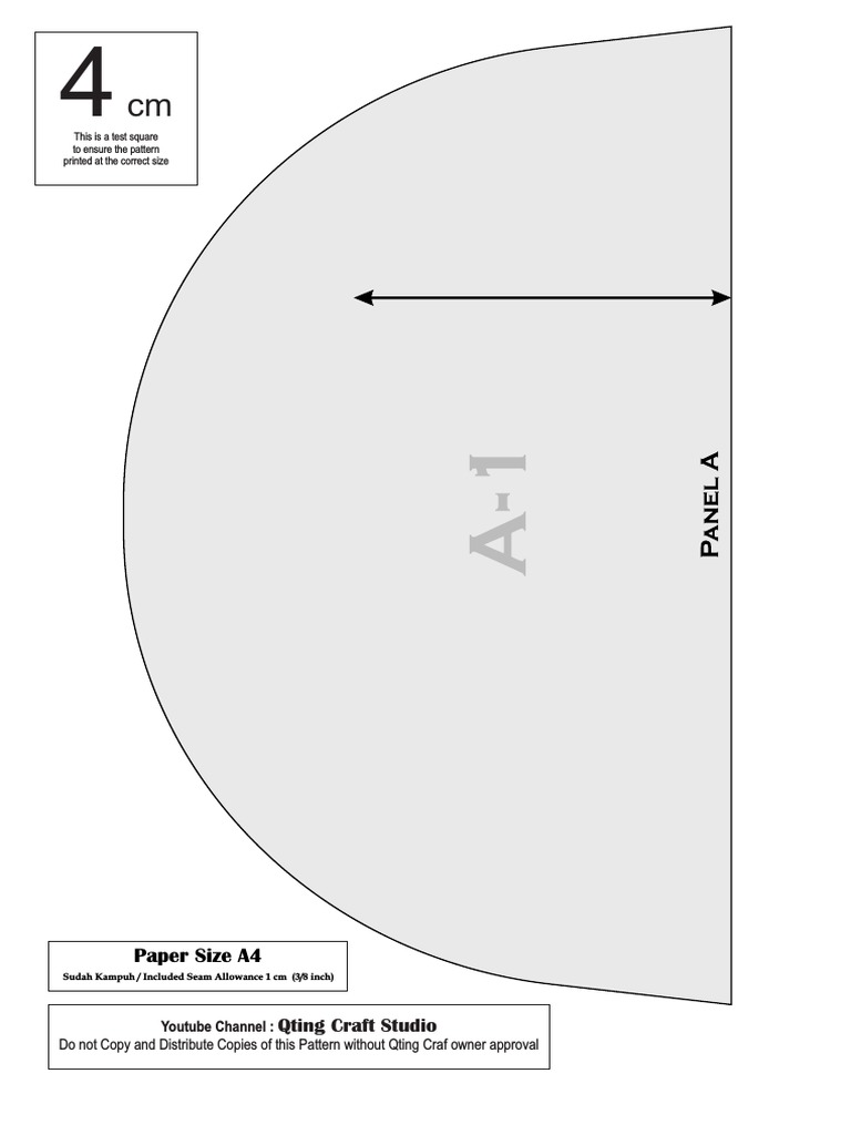 Paper Size A4: Qting Craft Studio | PDF