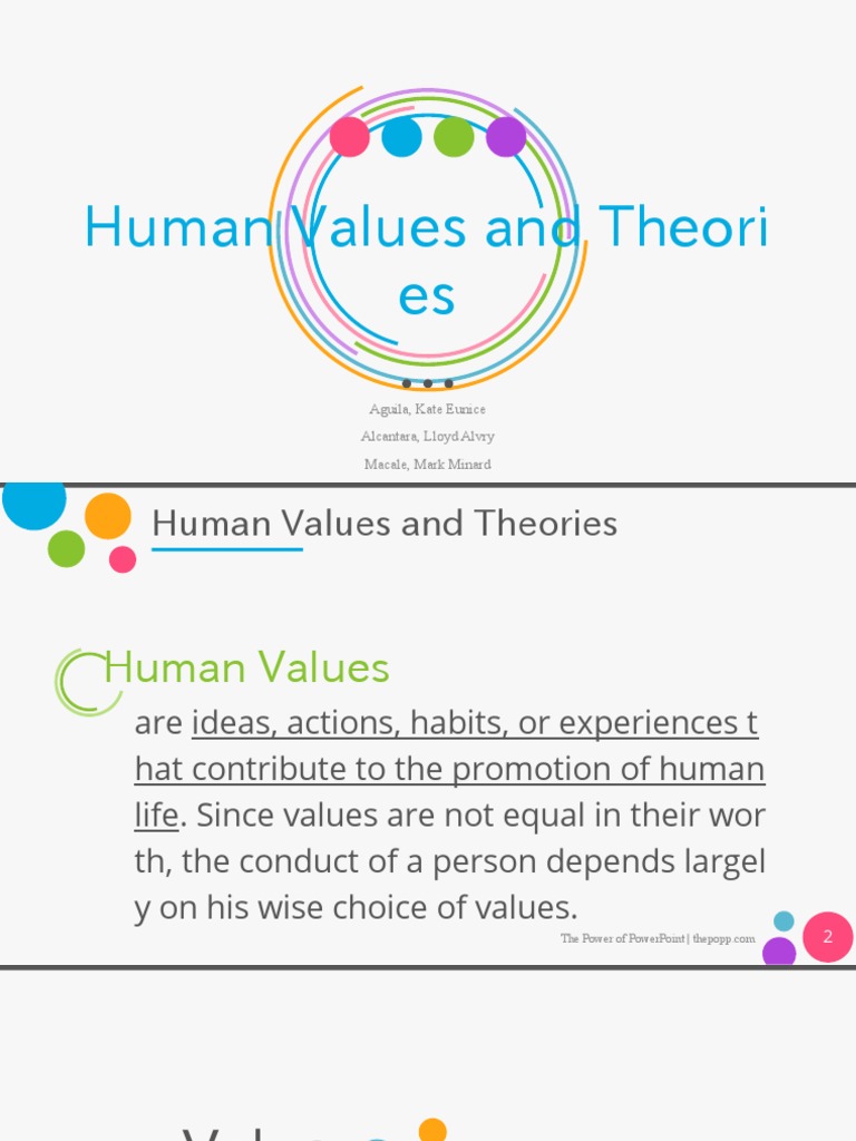 Human Values and Theories | PDF | Value (Ethics) | Morality