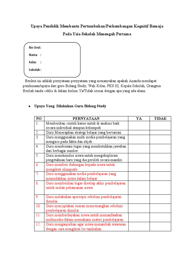 Angket MINI RISET PPD KEL.11 | PDF | Karier & Perkembangan