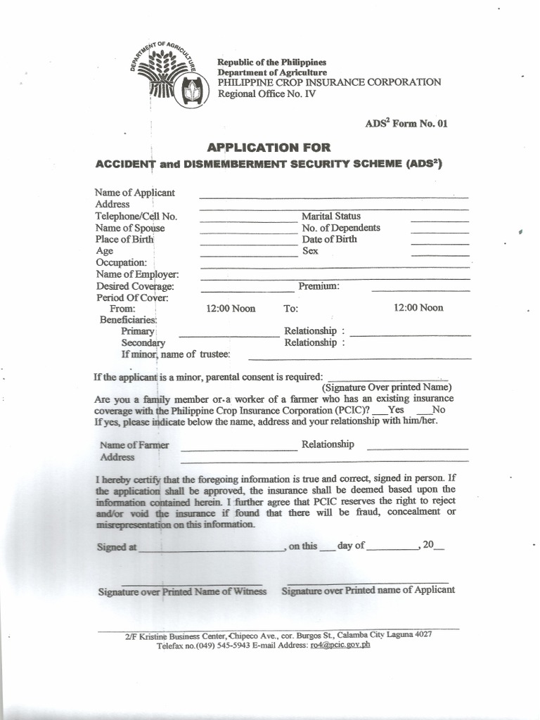 Accident and Dismemberment Security Scheme | PDF