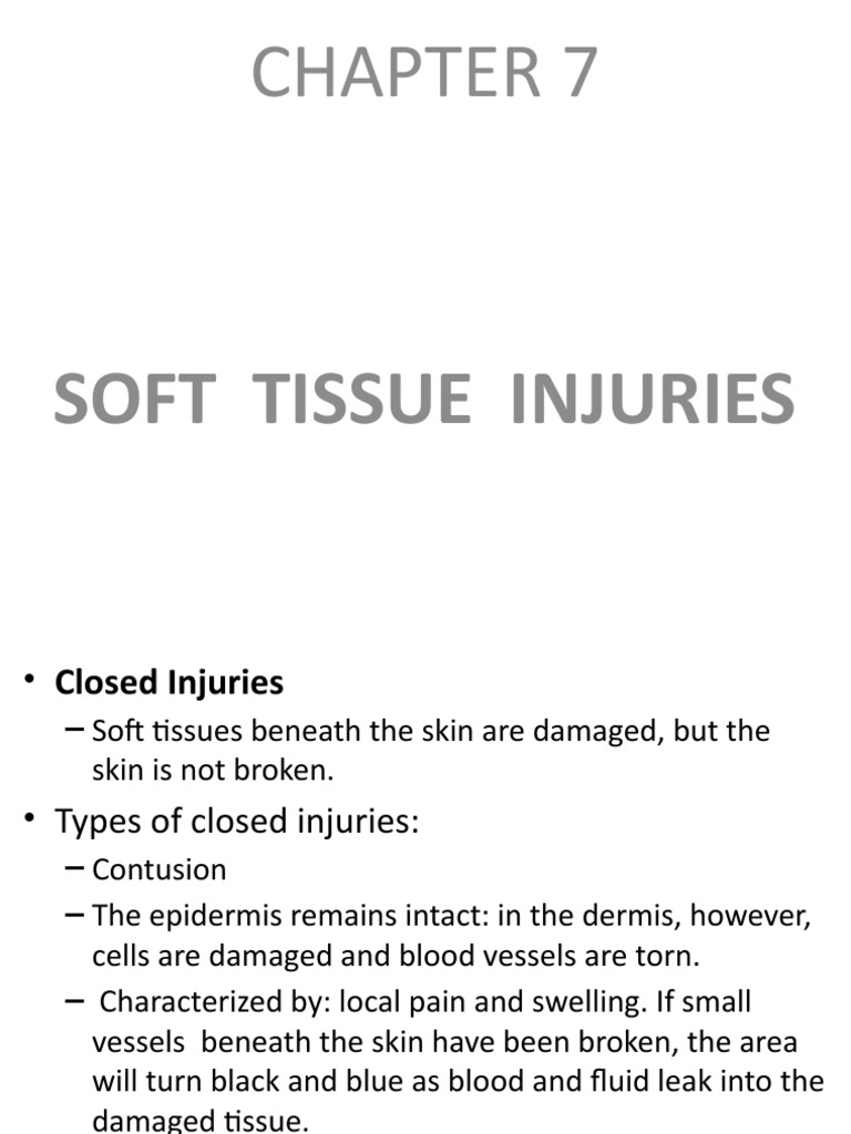 First Aid Chapter 7 Slides | PDF | Wound | Clinical Medicine