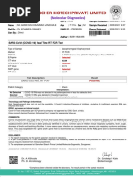 Original RT-PCR Report | PDF | Reverse Transcription Polymerase Chain ...