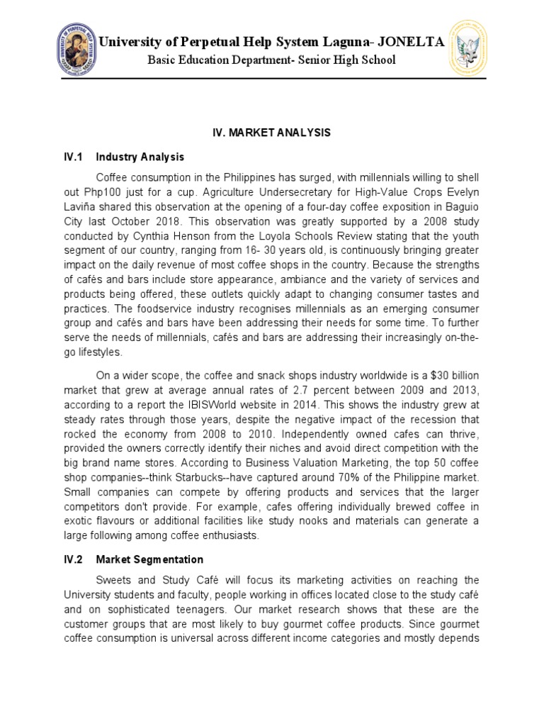 Sample Business Plan Part 4 5 | PDF | Coffeehouse | Coffee