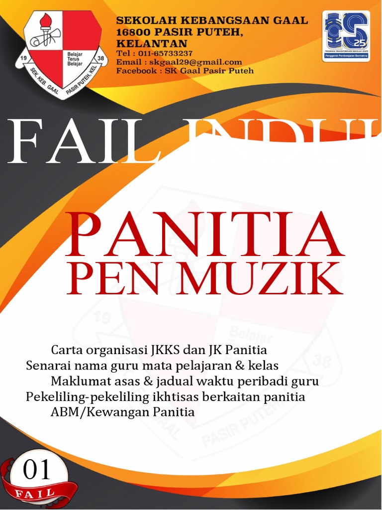 Cover Fail Panitia Muzik Editable | PDF
