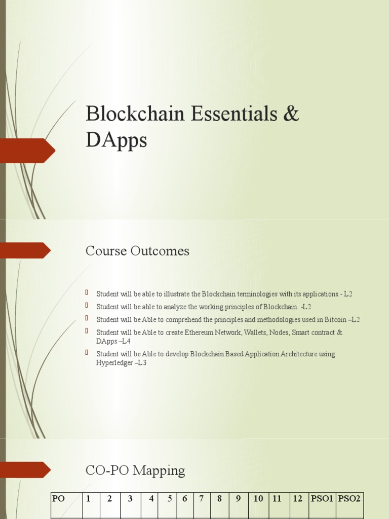 Unit1 PPT | PDF | Cryptocurrency | Distributed Computing