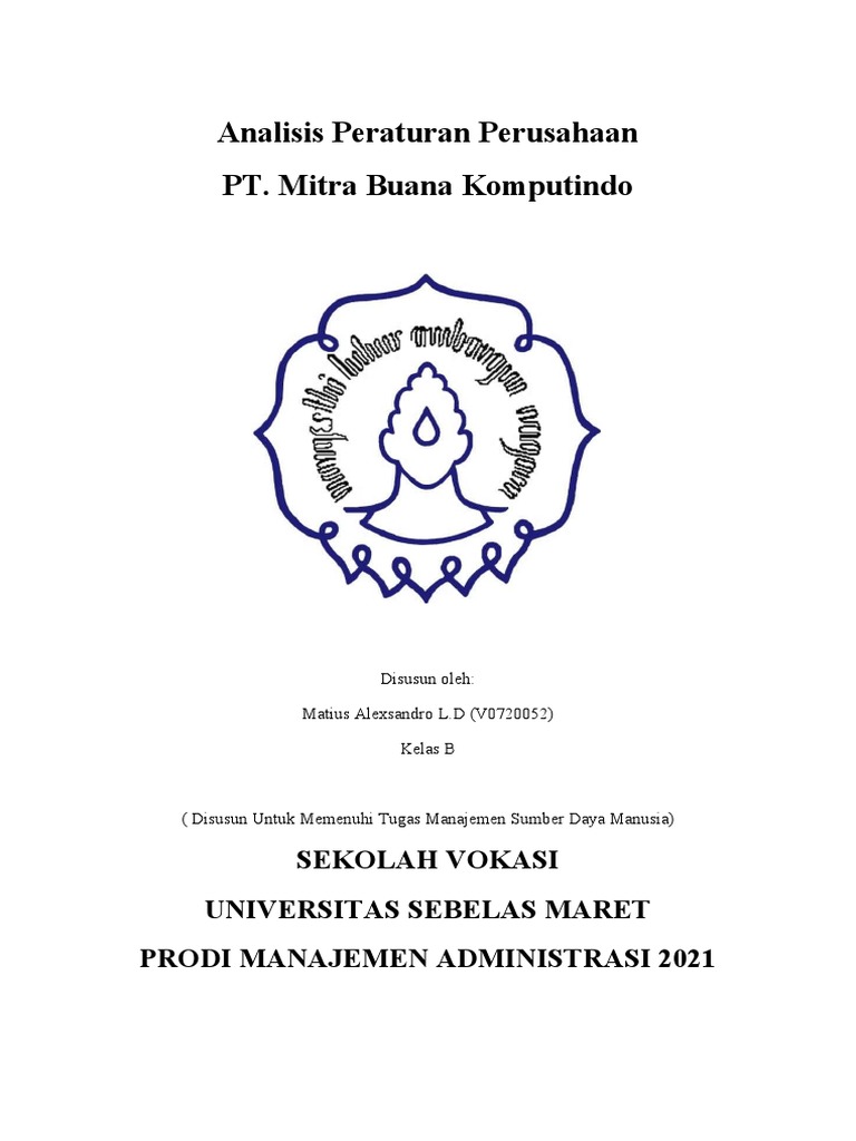 Analisis Aturan Kerja PT MBK | PDF | Karier & Perkembangan