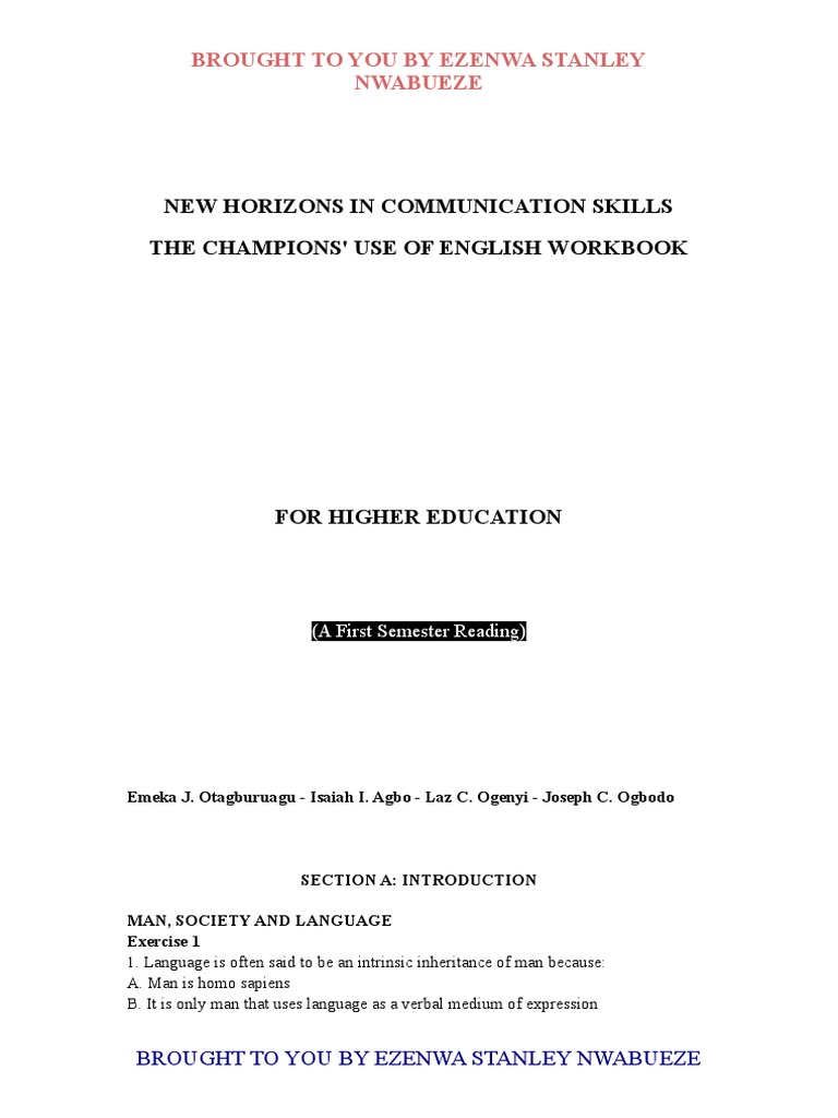 GSP 101 Exam Questions | PDF | Multilingualism | English Language