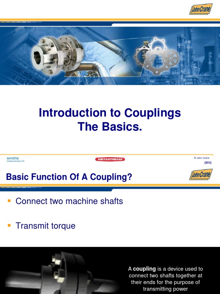 John Crane Metastream Coupling. | PDF | Applied And Interdisciplinary ...