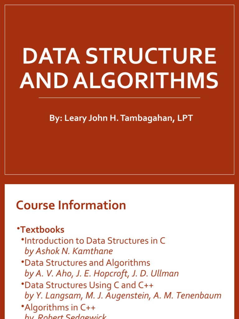 Data Structure and Algorithms Lecture 1 | PDF | Data Structure | Queue ... Data Structure and Algorithms Lecture 1 | PDF | Data Structure | Queue ...