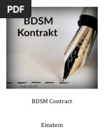 Domestic Discipline Contract | PDF | Spanking | Punishments