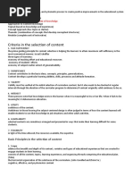 BASIC Principles of Curriculum Content | PDF