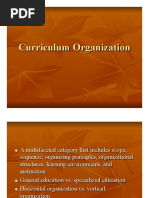 Horizontal and Vertical Organization of A Curriculum | PDF | Sharing ...