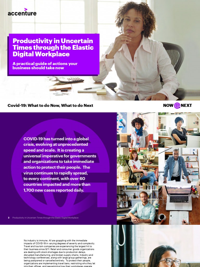 Accenture-Elastic-Digital-Workplace POV | PDF | Computer Network | Cloud Computing