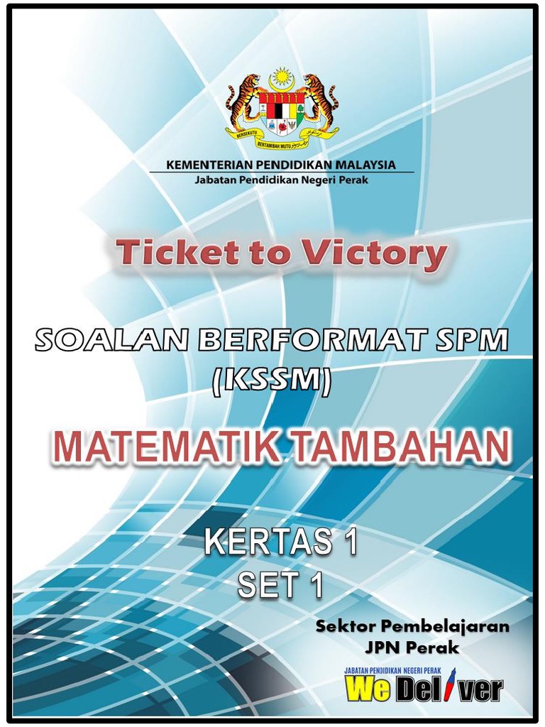 #1 TTV Add Math Kertas 1 (Set 1) | PDF