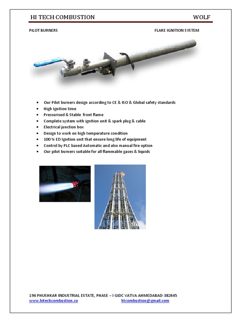 Pilot & Flare System Wolf | PDF
