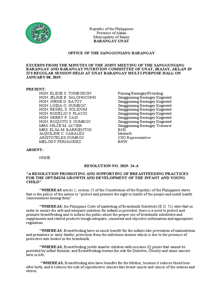 Breastfeeding Iodized Reso BNC | PDF | Breastfeeding | Breast Milk