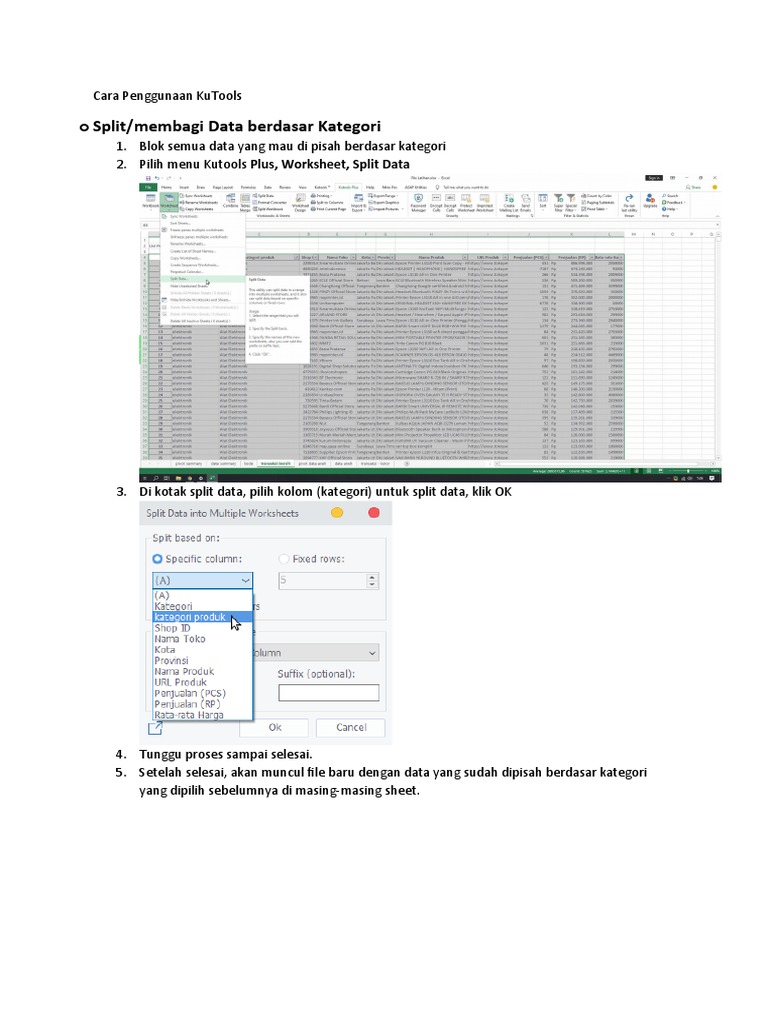 Cara Penggunaan KuTools | PDF