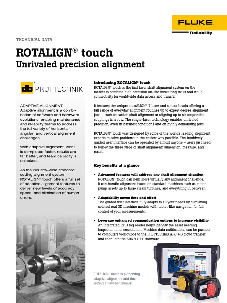 Rotalign Touch: Unrivaled Precision Alignment | PDF | Battery Charger ...