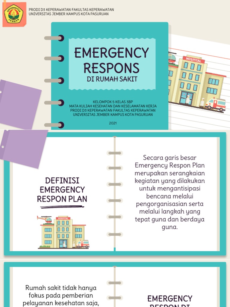 Emergency Response dan Kesiapsiagaan Bencana di Rumah Sakit | PDF
