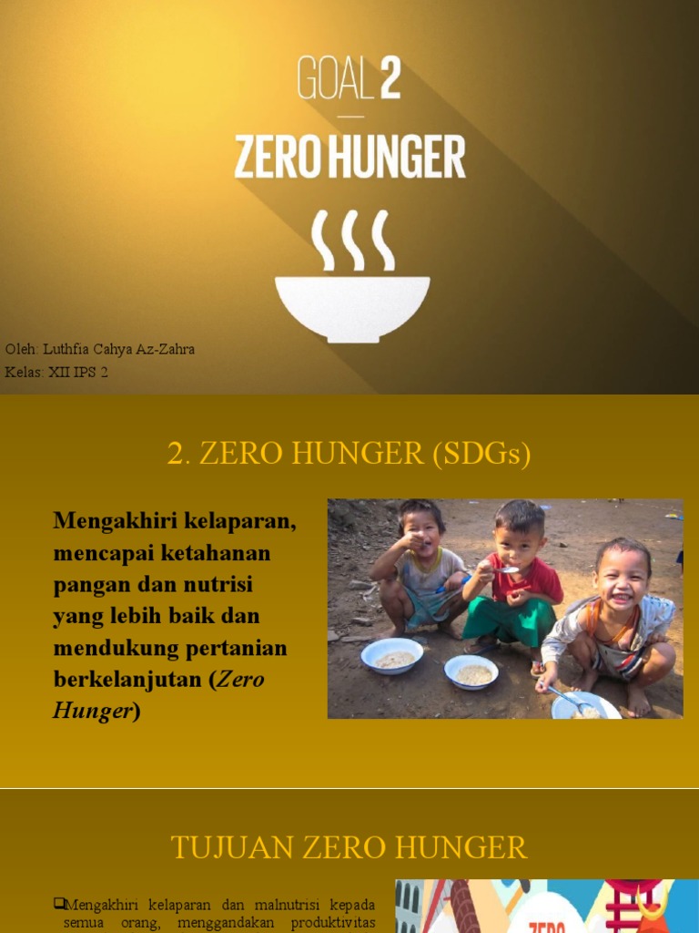 Tugas Zero Hunger | PDF