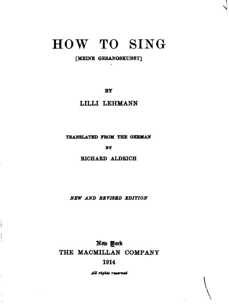 How To Sing | PDF