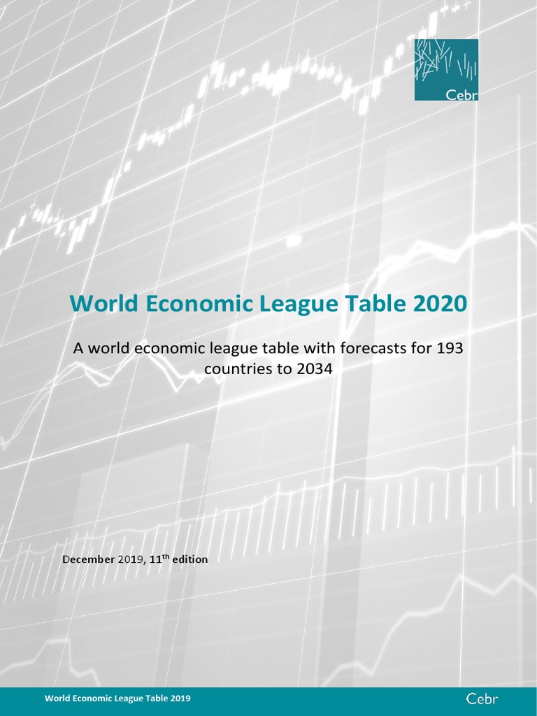 World Economic League Table 2020 forecasts by 2034 | PDF | Fiscal ...