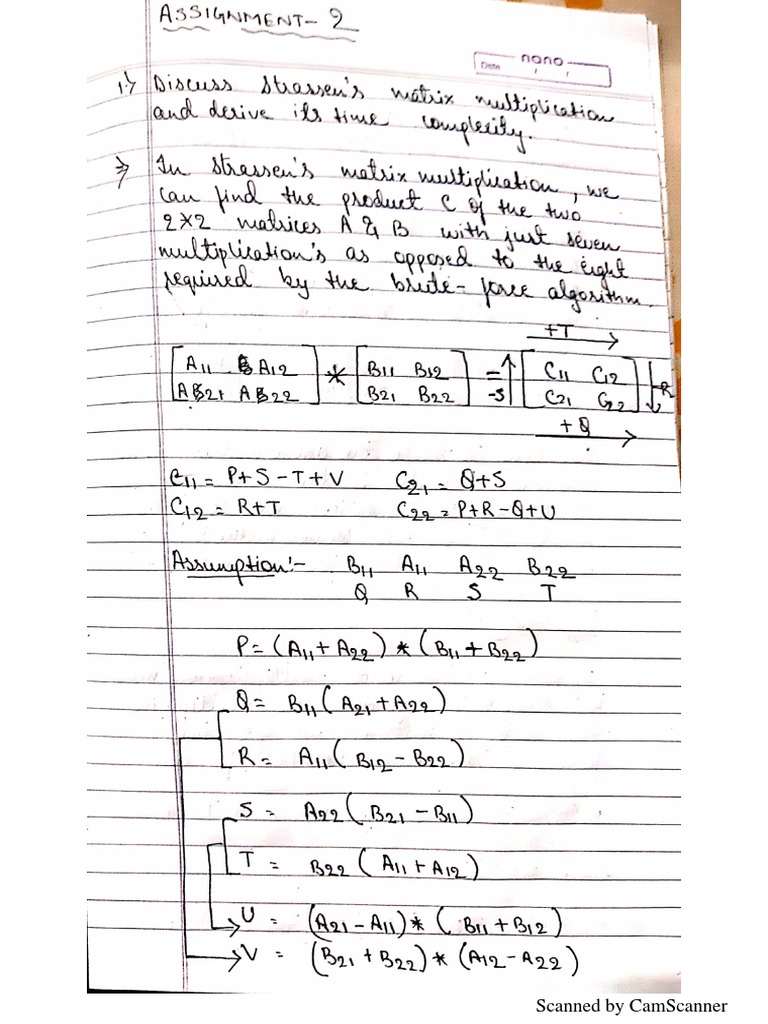 DAA Assignment 2 | PDF