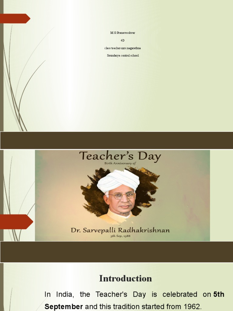 Teachers Day | PDF